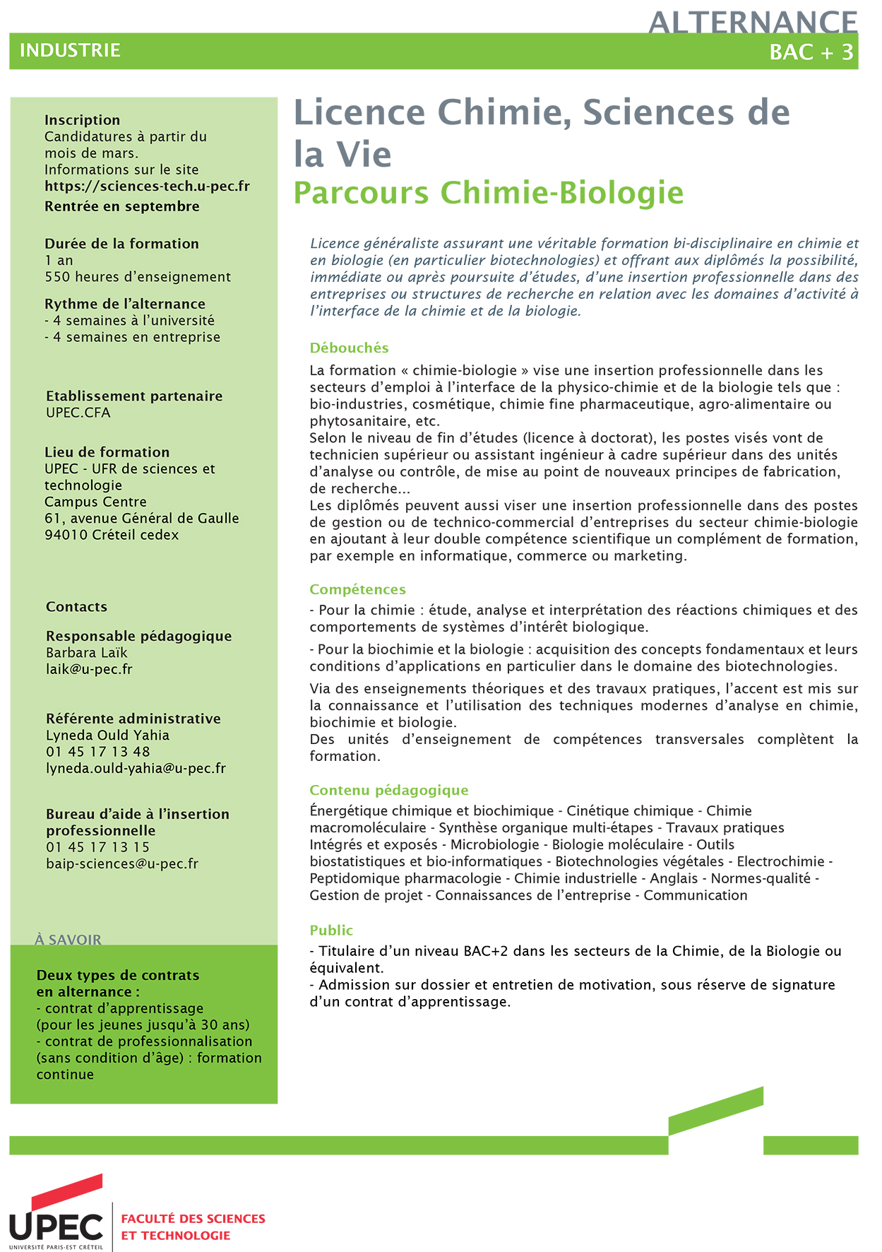 Upmc Licence Chimie _ Ufr De Chimie – AJRUZ